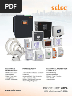 Selec Electrical Price List - 2023-24 | PDF | Computer Engineering | Electrical Engineering