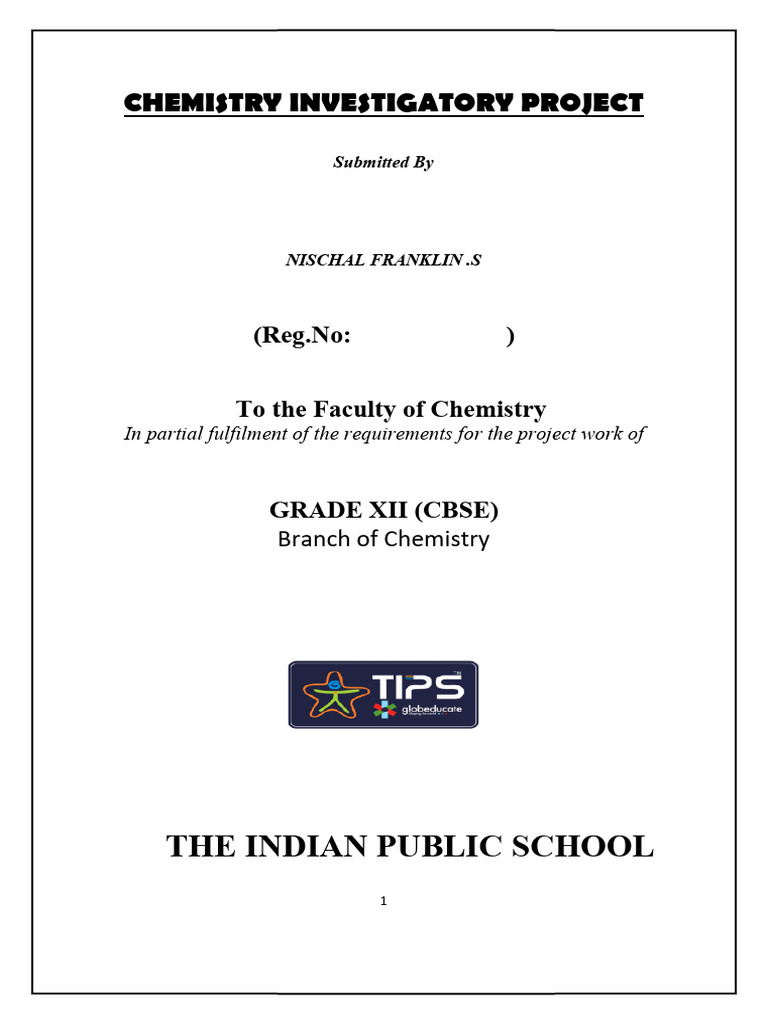 Chem Project Ultra Final | PDF | Fermentation | Fermented Foods