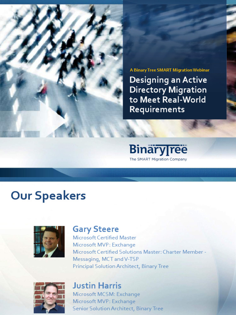 Designing An Active Directory Migration To Meet Real World Requirements ...