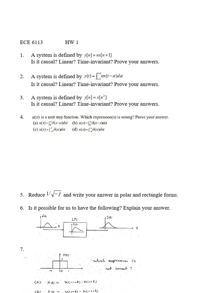 ECE 6113 HW 1 | PDF