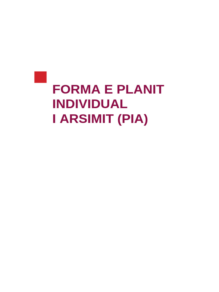 Forma e Planit Individual | PDF