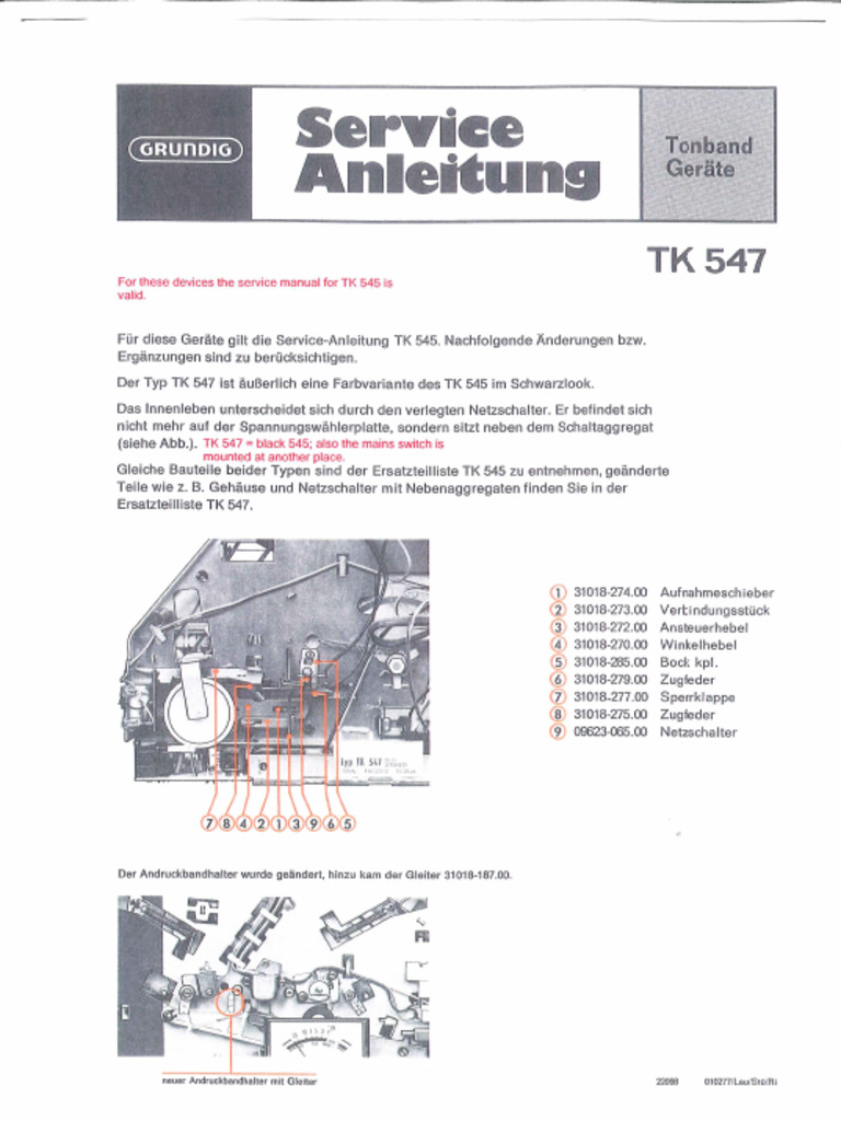 TK 547 | PDF