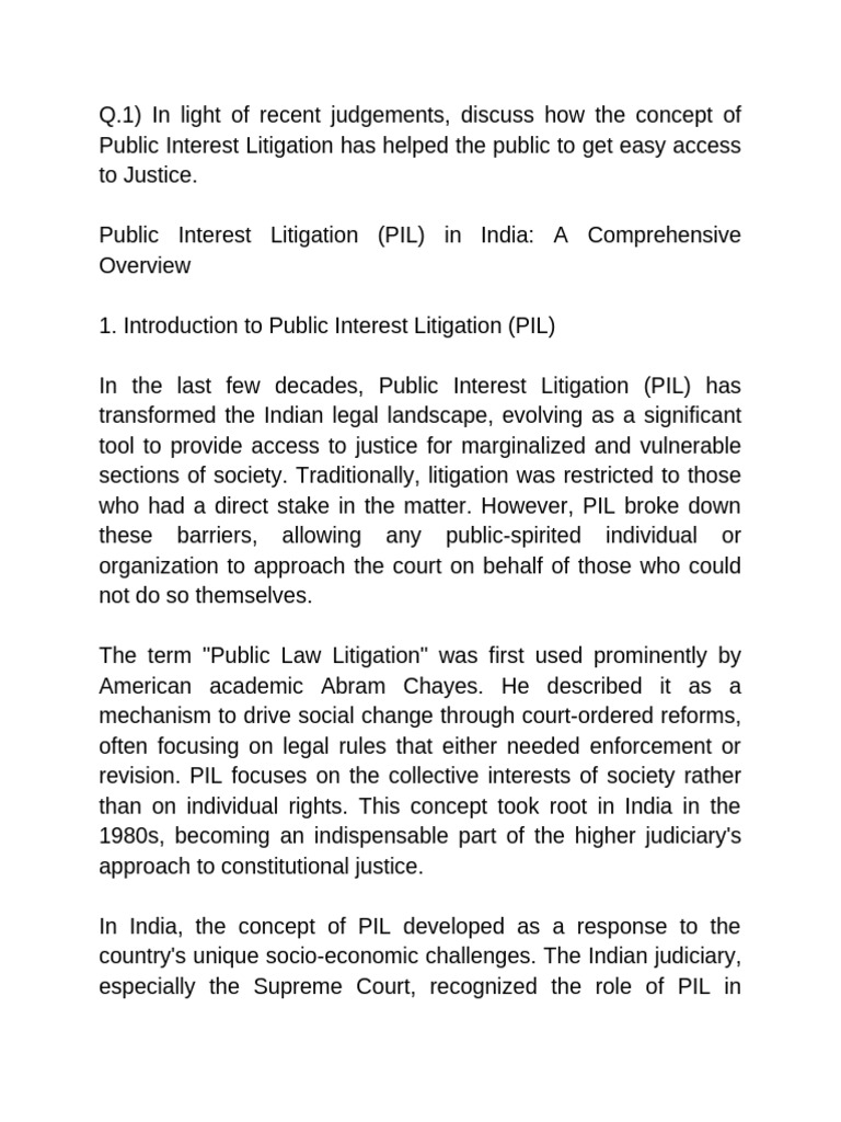 PIL Journal | PDF | Legal Aid | Justice