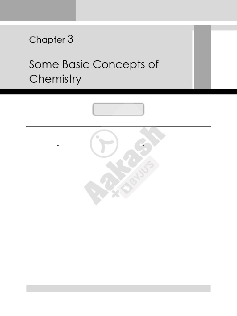 Some Basic Concepts of Chemistry | PDF | Mole (Unit) | Ammonia
