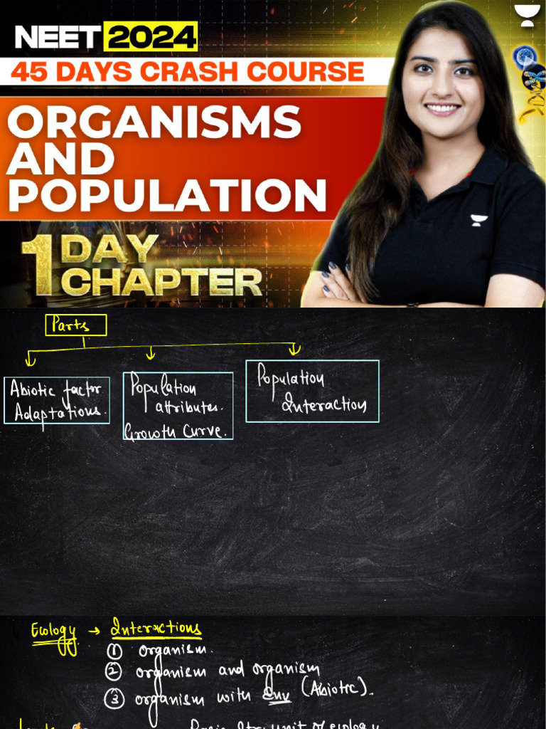 Organisms and Population Supernotes by Seep Pahuja | PDF ...