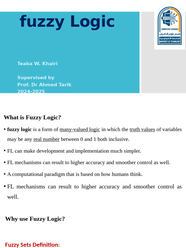 س2منر فزيلوجك | PDF | Fuzzy Logic | Artificial Intelligence