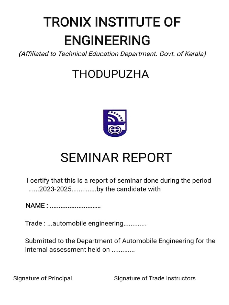 Seminar Page Tow | PDF