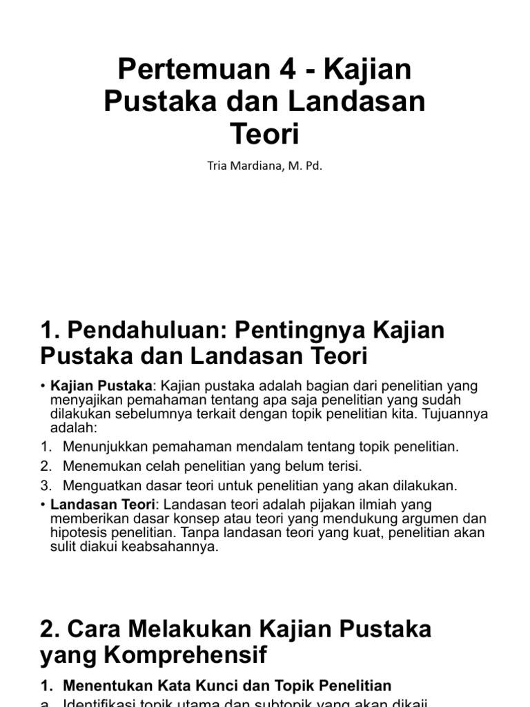 Pertemuan 4 - Metopen | PDF