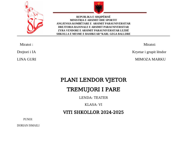 Koke Shkrese Per Dekumenta FAQJA E PARE | PDF