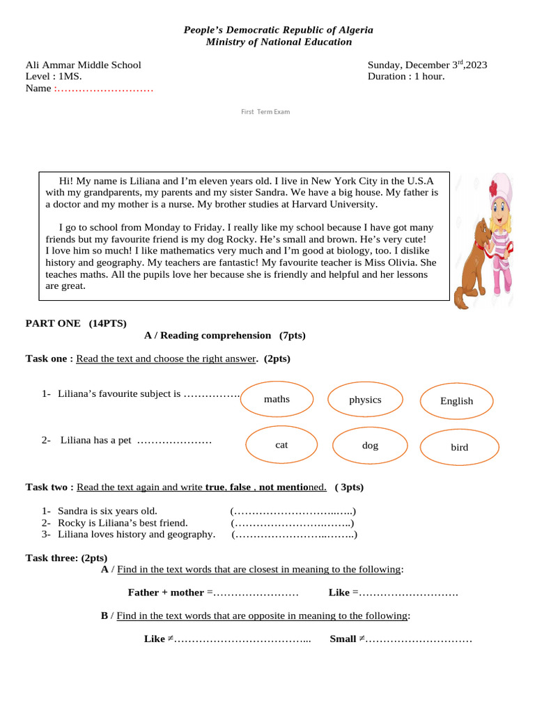 EXAMS ALI Amar 2 | PDF