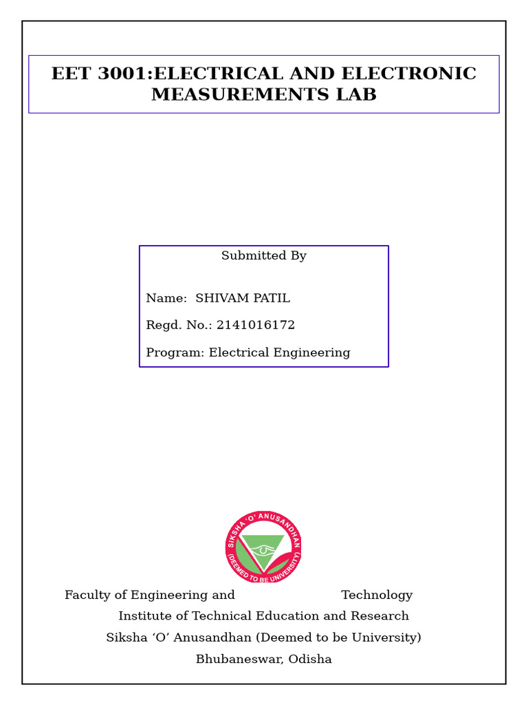 Lab Report Ee | PDF | Engineering | Power Electronics