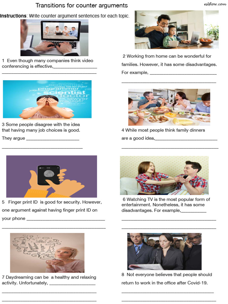 Transitions For Counter Arguments 2021 | PDF