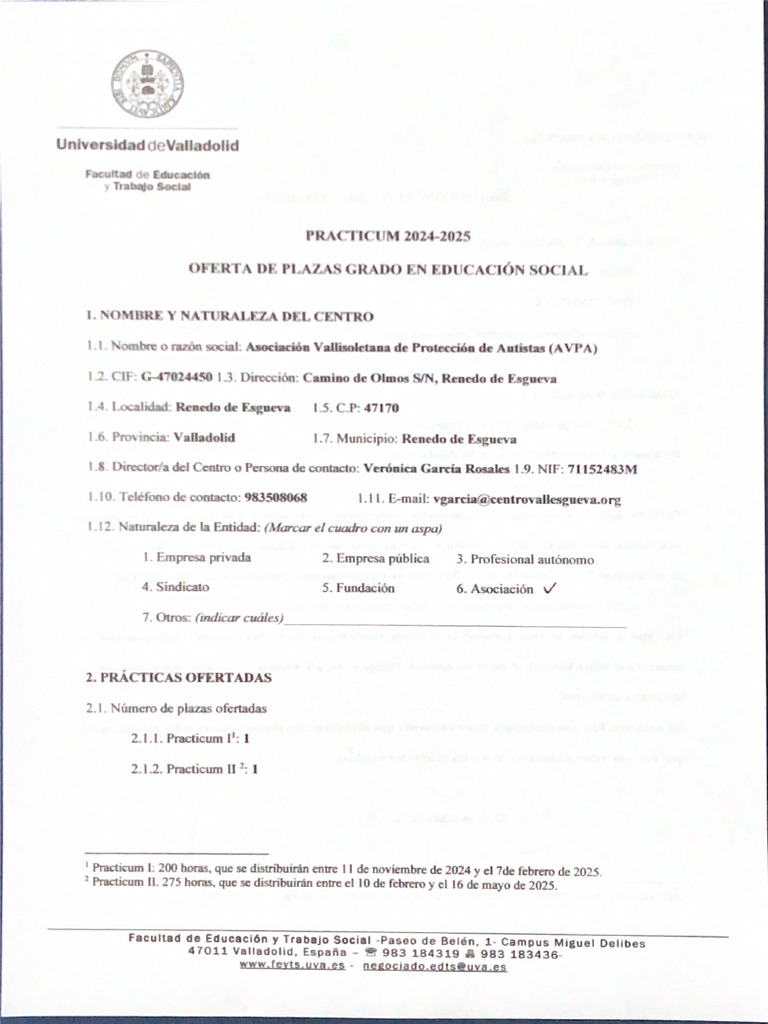 Asociaci N Vallisoletana Protecci N Personas Autistas | PDF