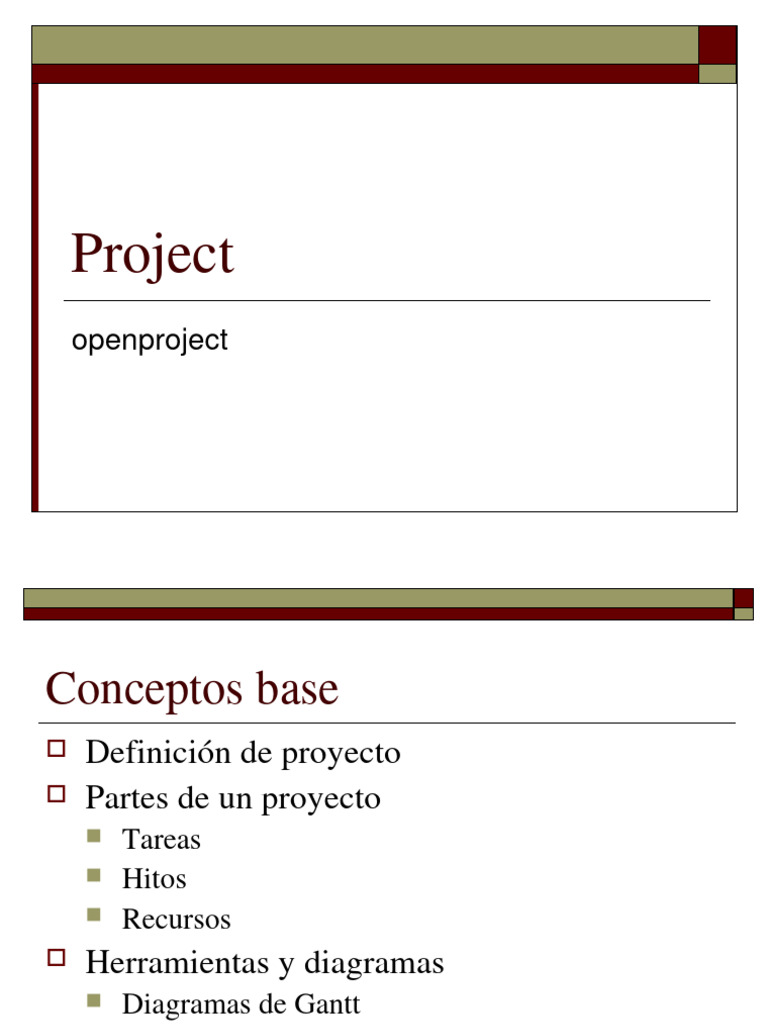 Manual OpenProject | PDF | Gestión de proyectos