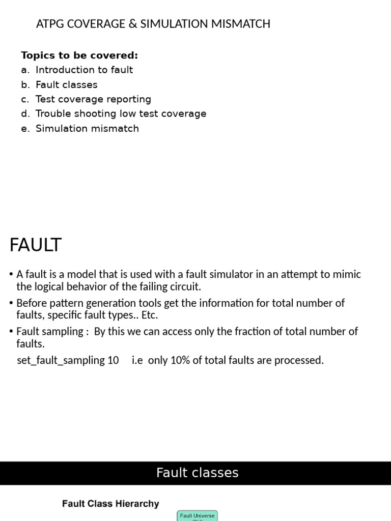 Atpg Coverage and Simulation | PDF | Computers