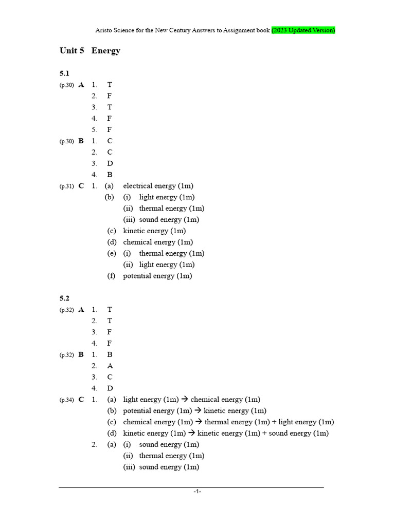 WB_U5_ANS | PDF | Energy Development | Renewable Energy