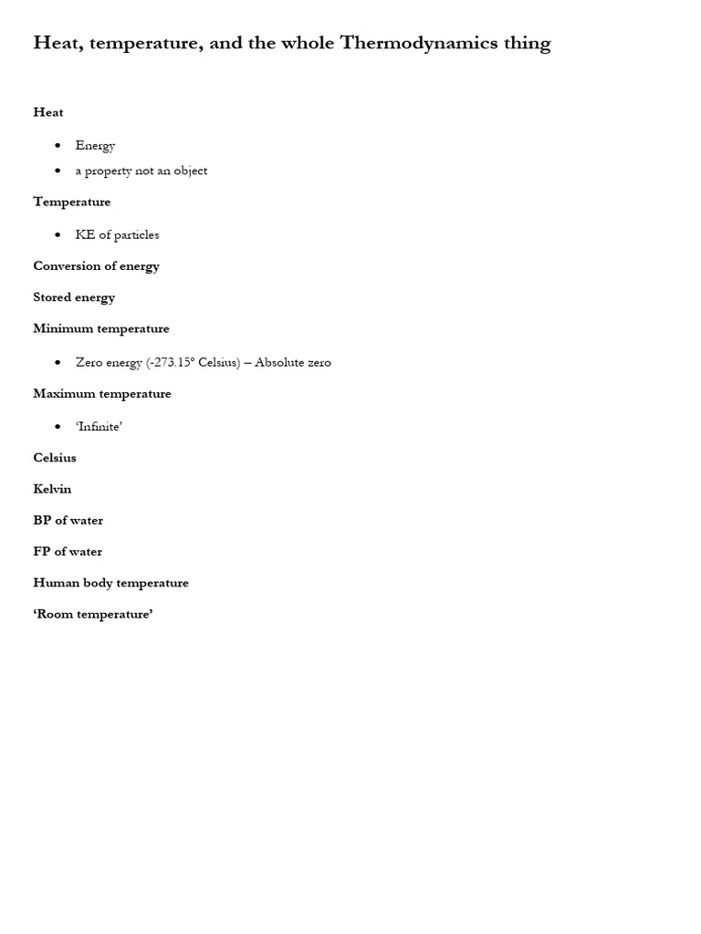 12.16.5 Heat Summary | PDF | Temperature | Heat