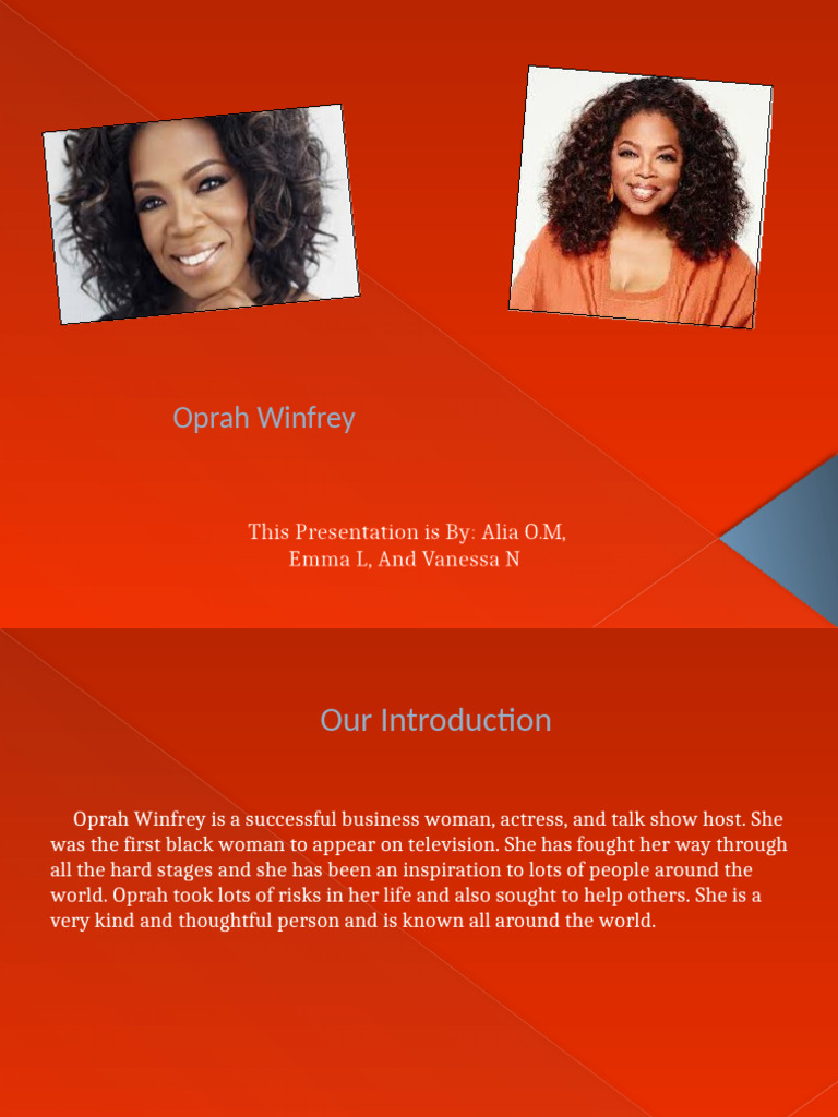 Oprah Winfrey | PDF | Oprah Winfrey