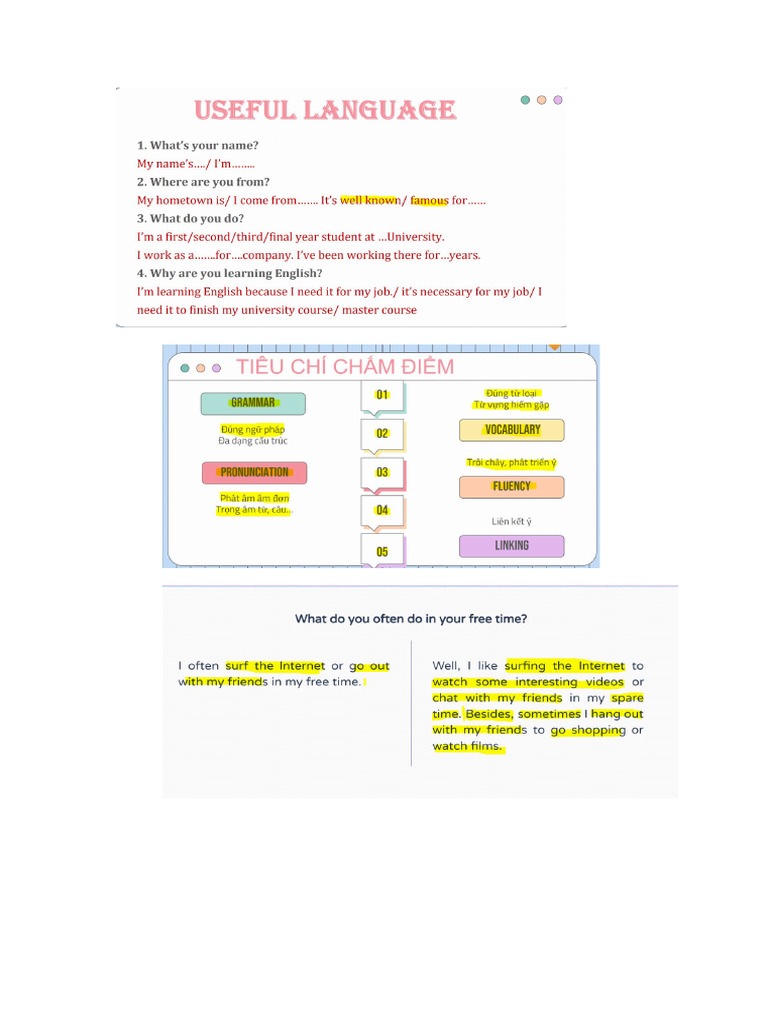 Speaking Vstep D2 | PDF
