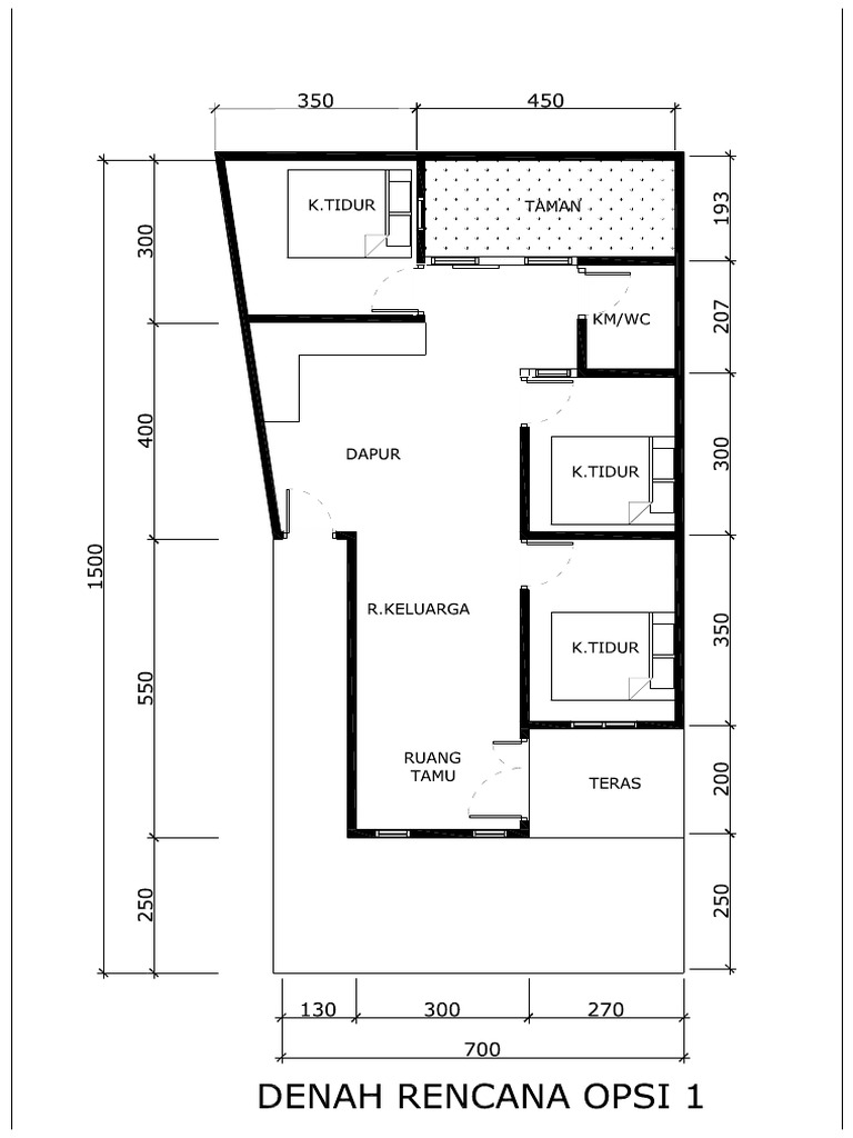 Denah Rencana Ok | PDF