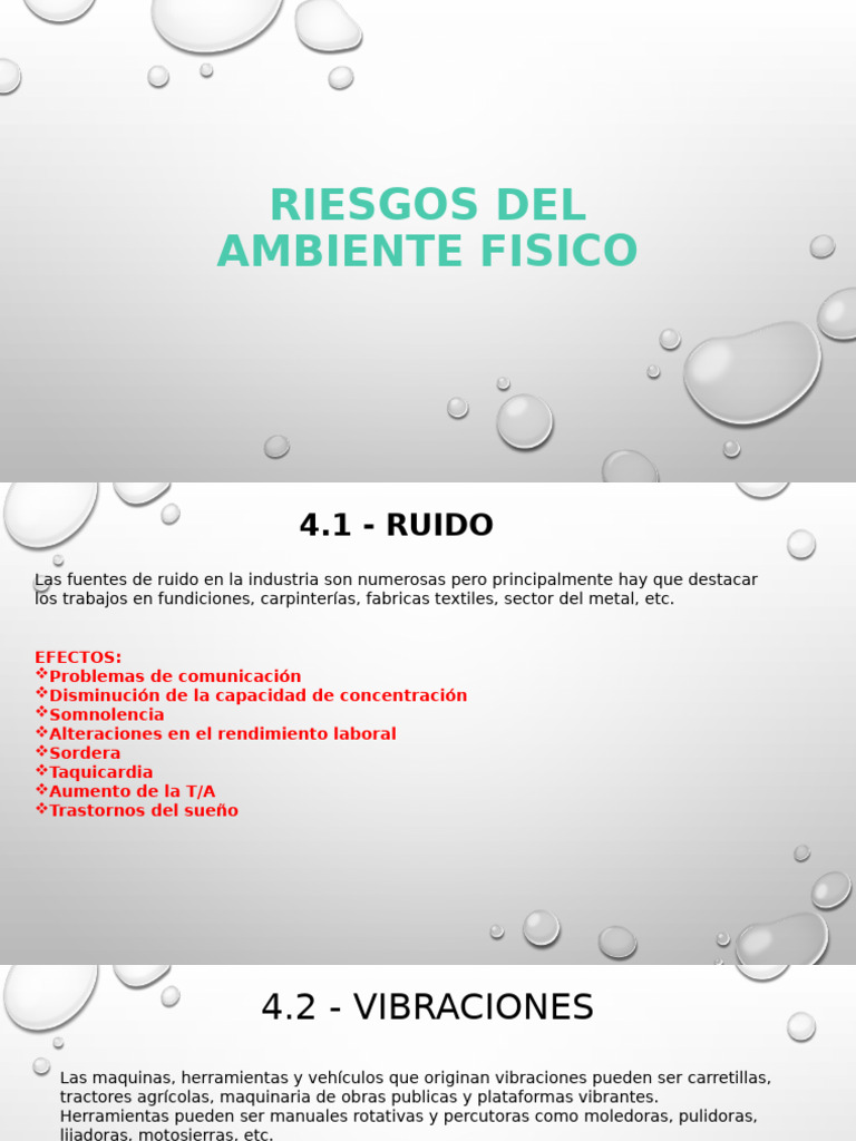 Riesgos Del Ambiente Fisico | PDF