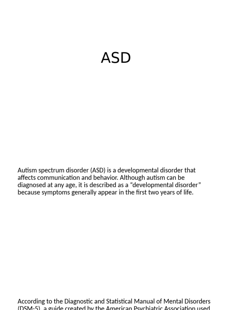 Understanding Autism for Caregivers | PDF | Autism Spectrum | Mental ...