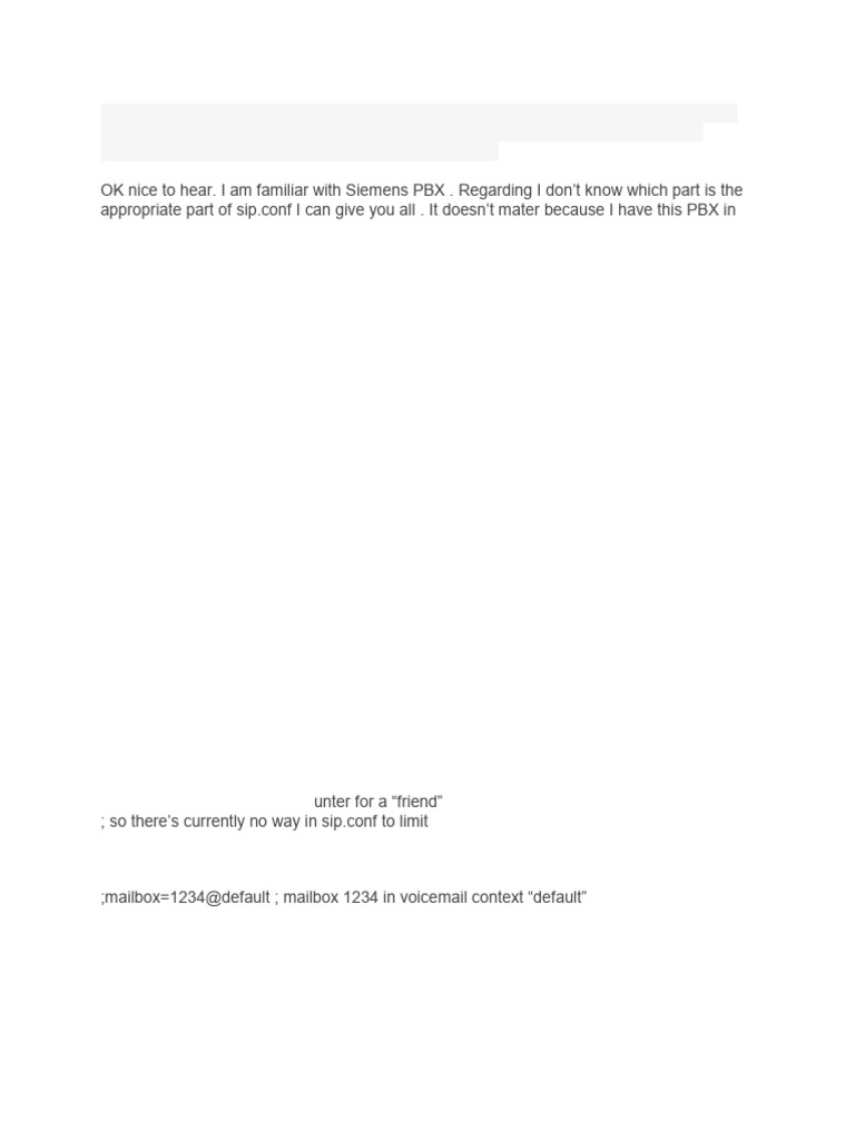 HiPath SIP Configuration Example For Asterisk | PDF | Session Initiation Protocol | Ip Address