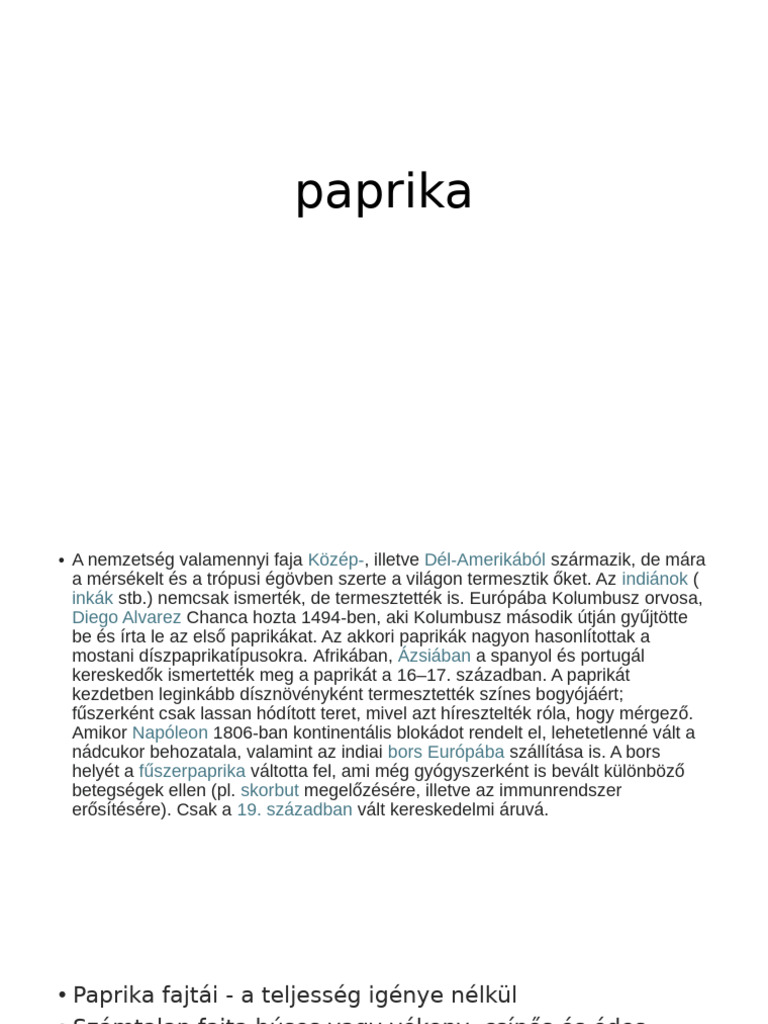 Paprika | PDF