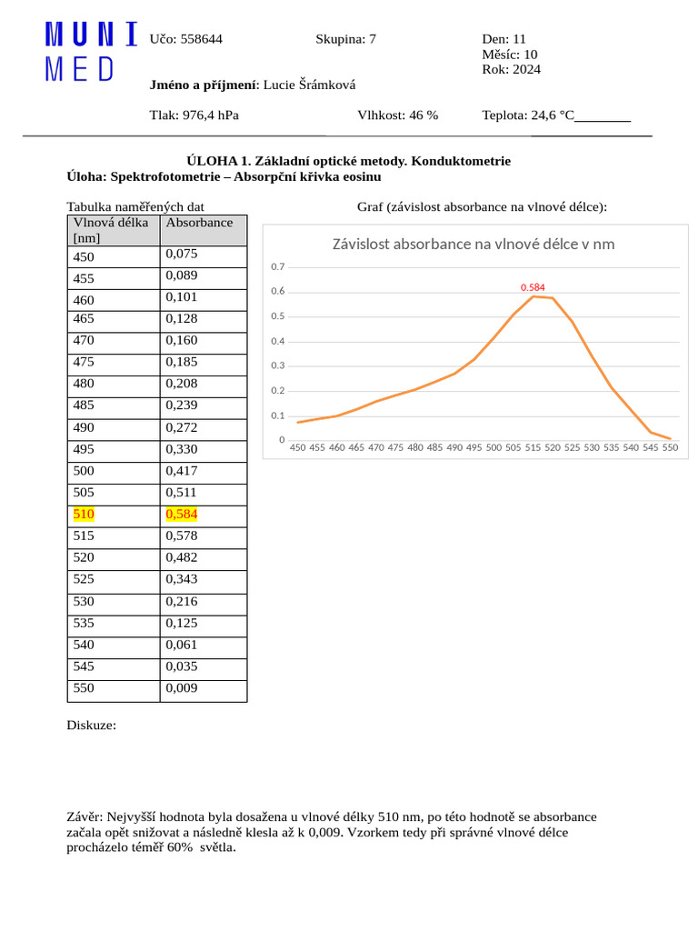 Uloha 1 Opticke Metody | PDF