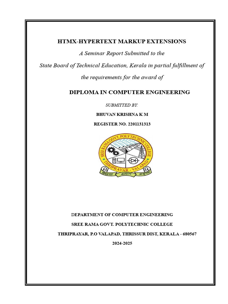 HTMXREPORT1 | PDF | Ajax (Programming) | Dynamic Web Page