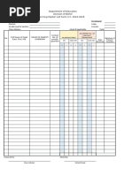 SBFP Program Terminal Report Form | PDF | Determinants Of Health ...