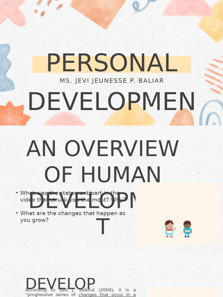 Lesson 1 Human Development (Atg 1) | PDF | Adolescence | Cognition