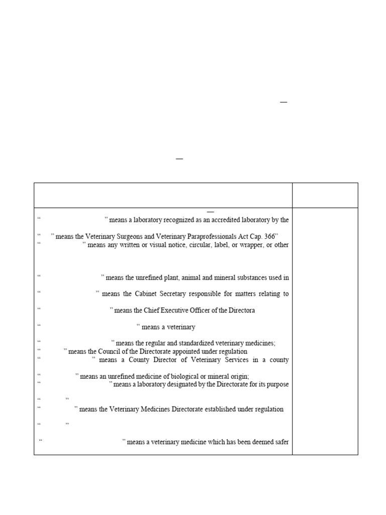 Veterinary Medicines Directorate Regulations | PDF | Pharmacy ...