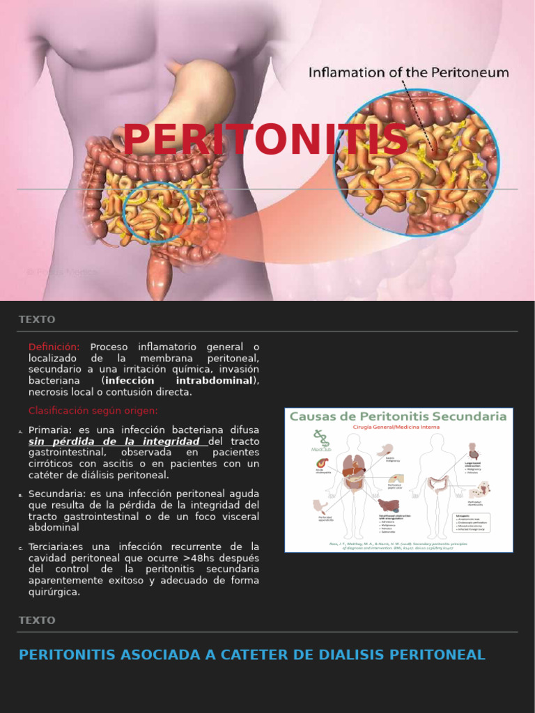 Clasificación de Peritonitis | PDF | Salud y bienestar