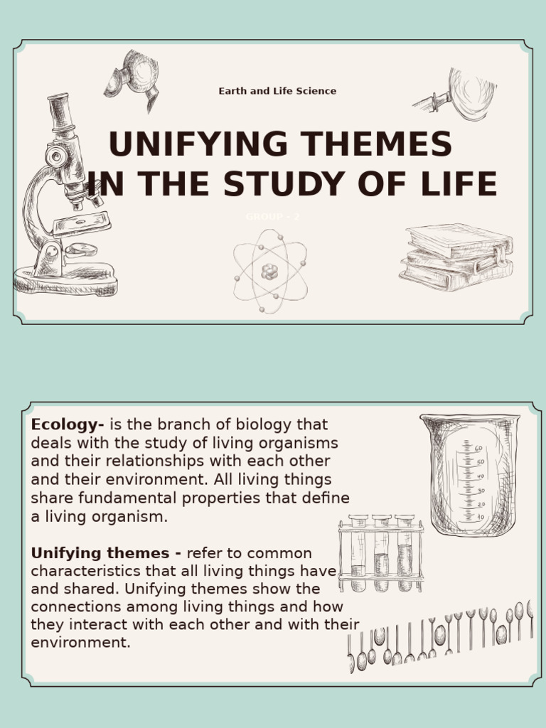 GROUP 2 Unifying Theme | PDF | Sexual Reproduction | Developmental Biology