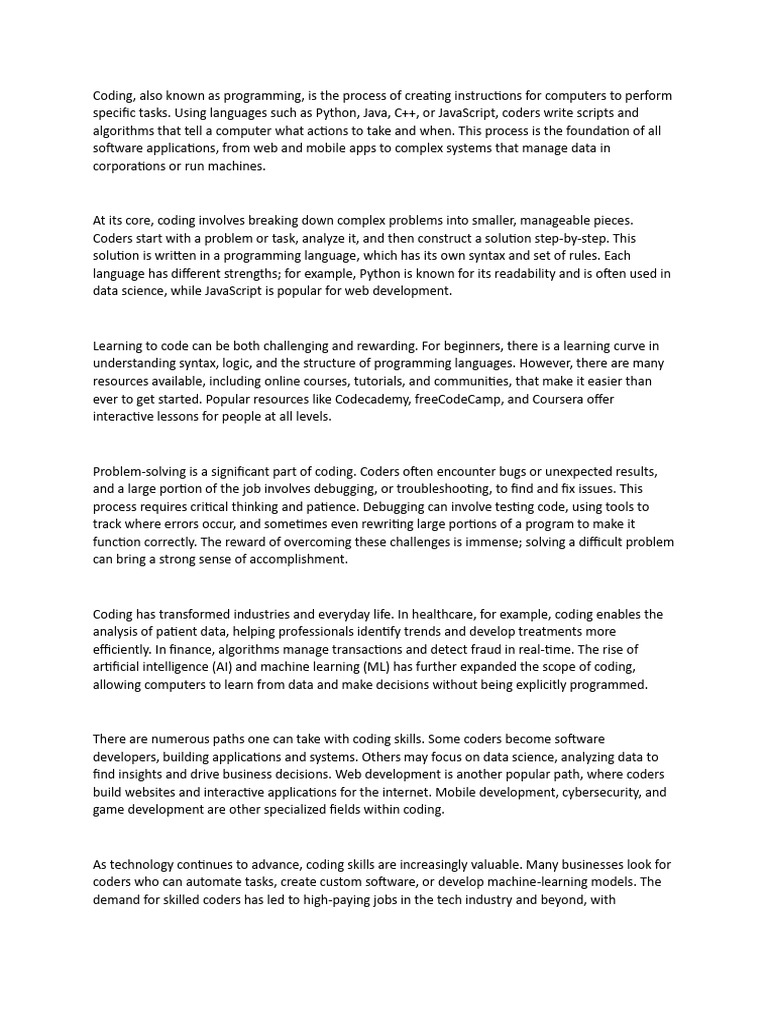 Codingislife Pdf Computer Programming Machine Learning