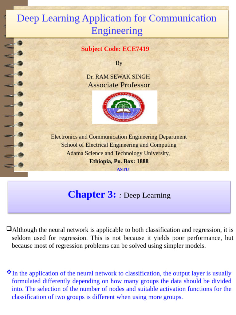 Chapter 3 Ann | PDF | Artificial Neural Network | Deep Learning