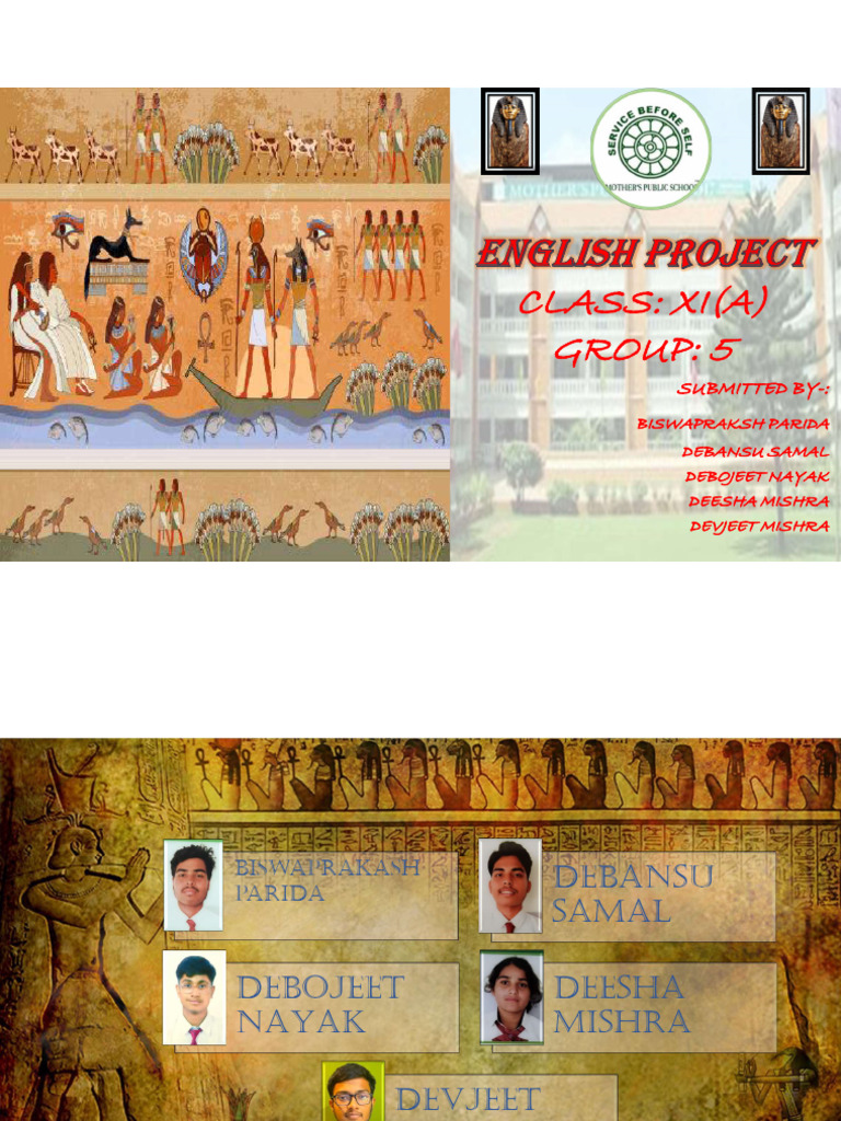 English Project | PDF | Akhenaten | Tutankhamun