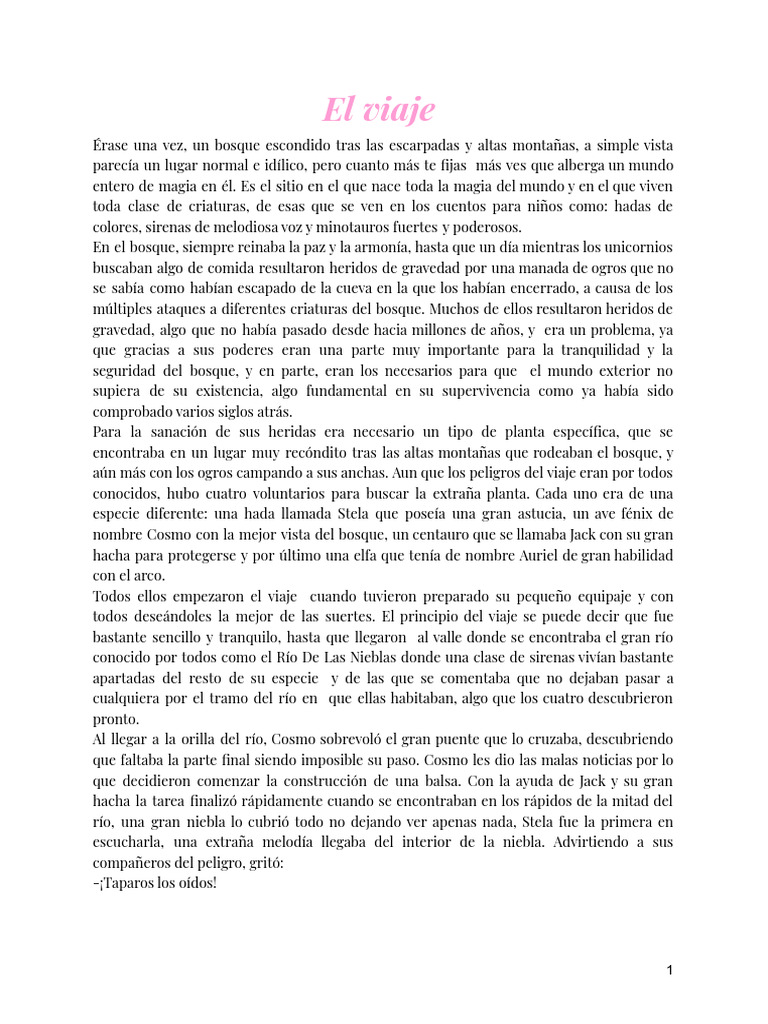 El Viaje | PDF