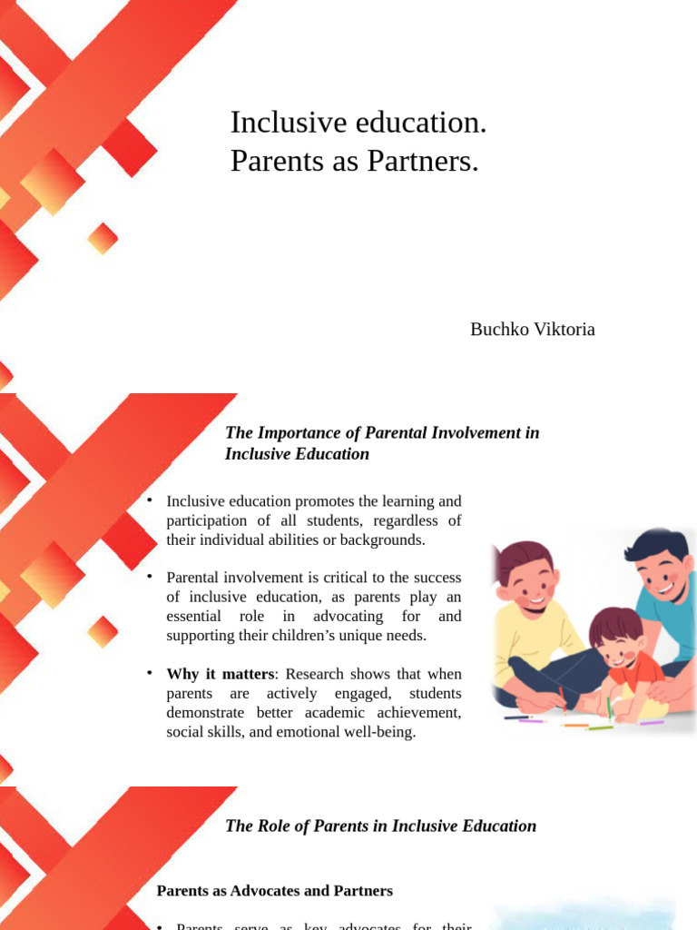 Pres Parents Buchko | PDF | Inclusion (Education) | Collaboration