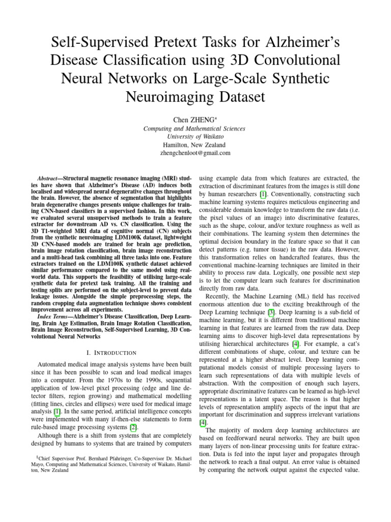 Self-Supervised Pretext Tasks - AD | PDF | Deep Learning | Machine Learning