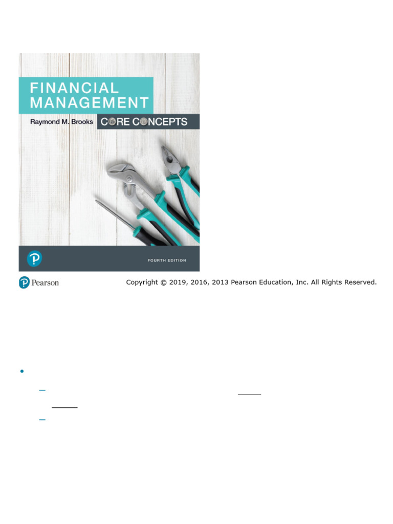 Topic 1a - Financial MGMT | PDF | Business | Financial Markets