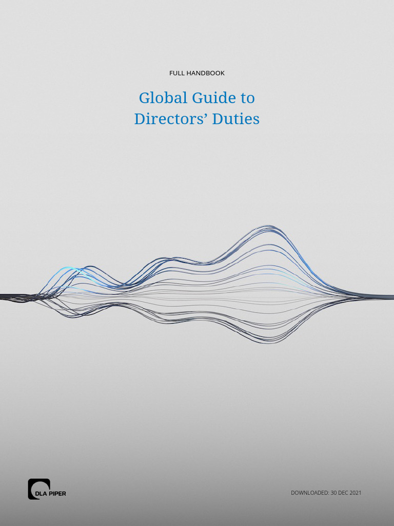 DLA Piper Directors Duties Full Handbook | PDF | Board Of Directors ...