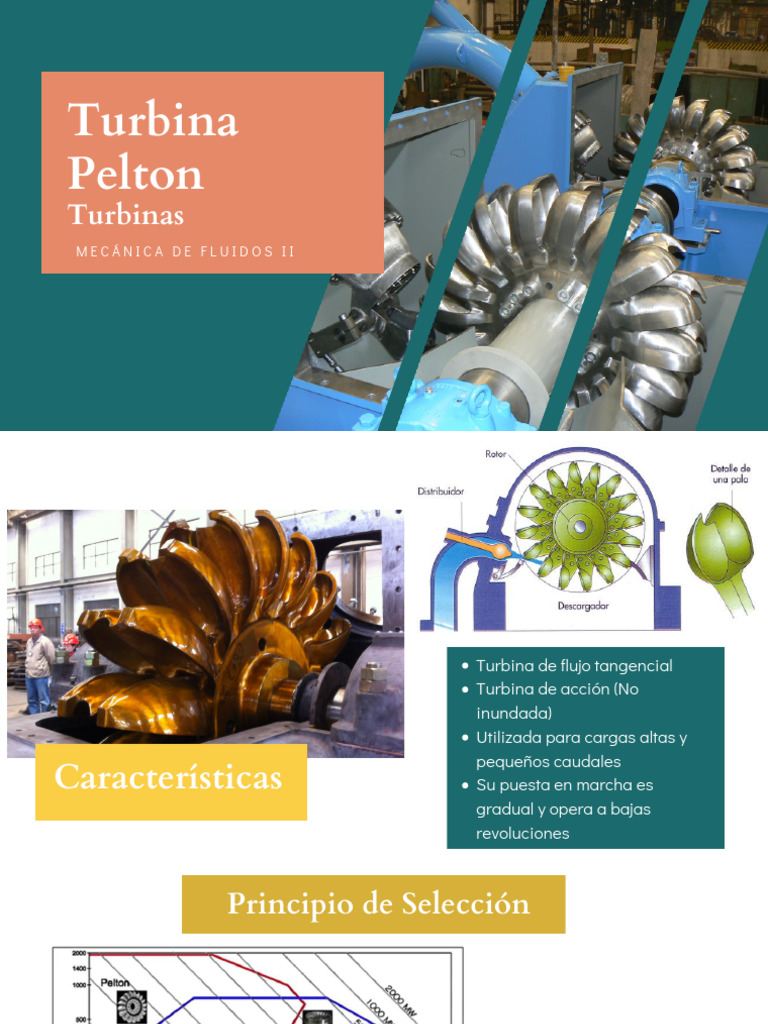 Turbina Pelton Fluidos | PDF | Turbina | Tecnologías de gas