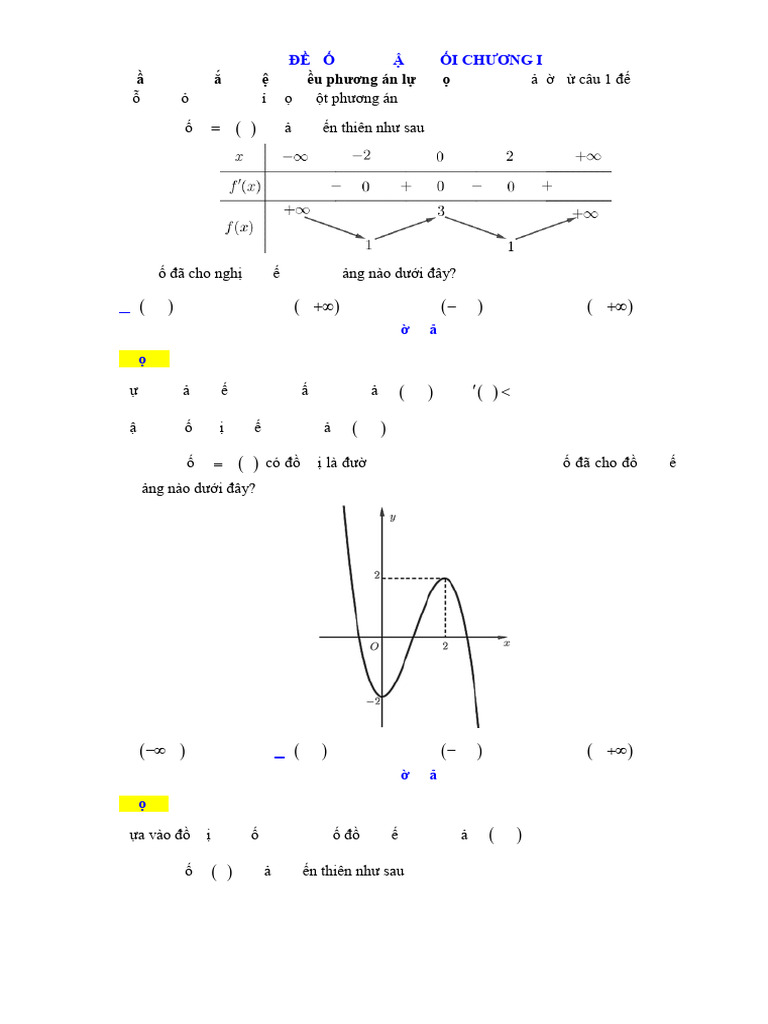 ĐỀ 4-Chuong 1-Ung Dung Dao Ham-GK1 | PDF