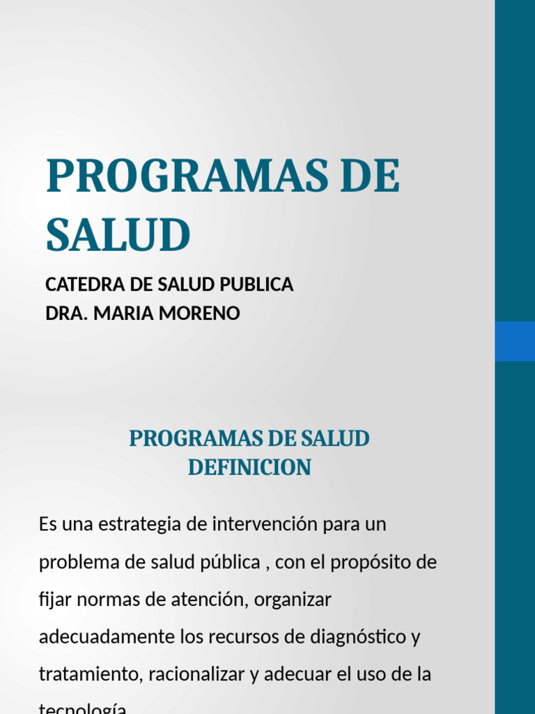 Salud Clases 5 | PDF | Asistencia sanitaria preventiva | Evaluación