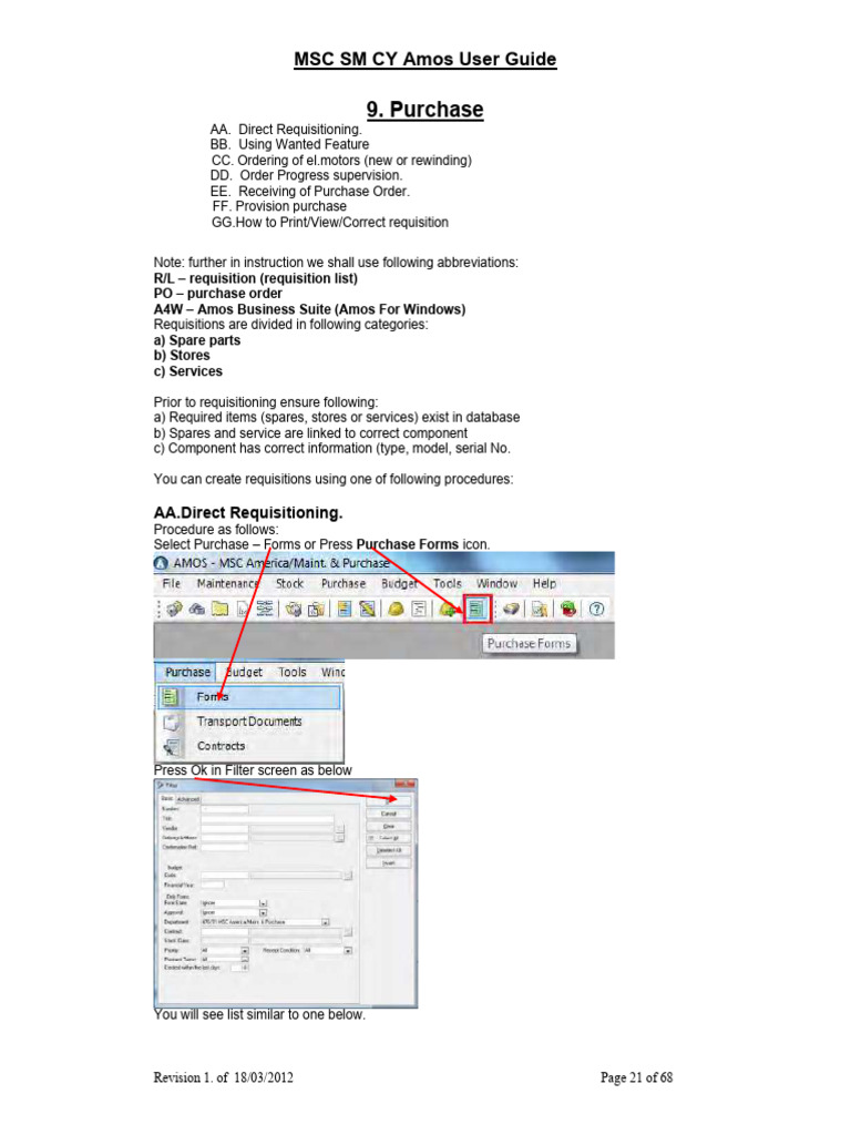 AMOS Purchasing Guide | PDF | Software | Computing