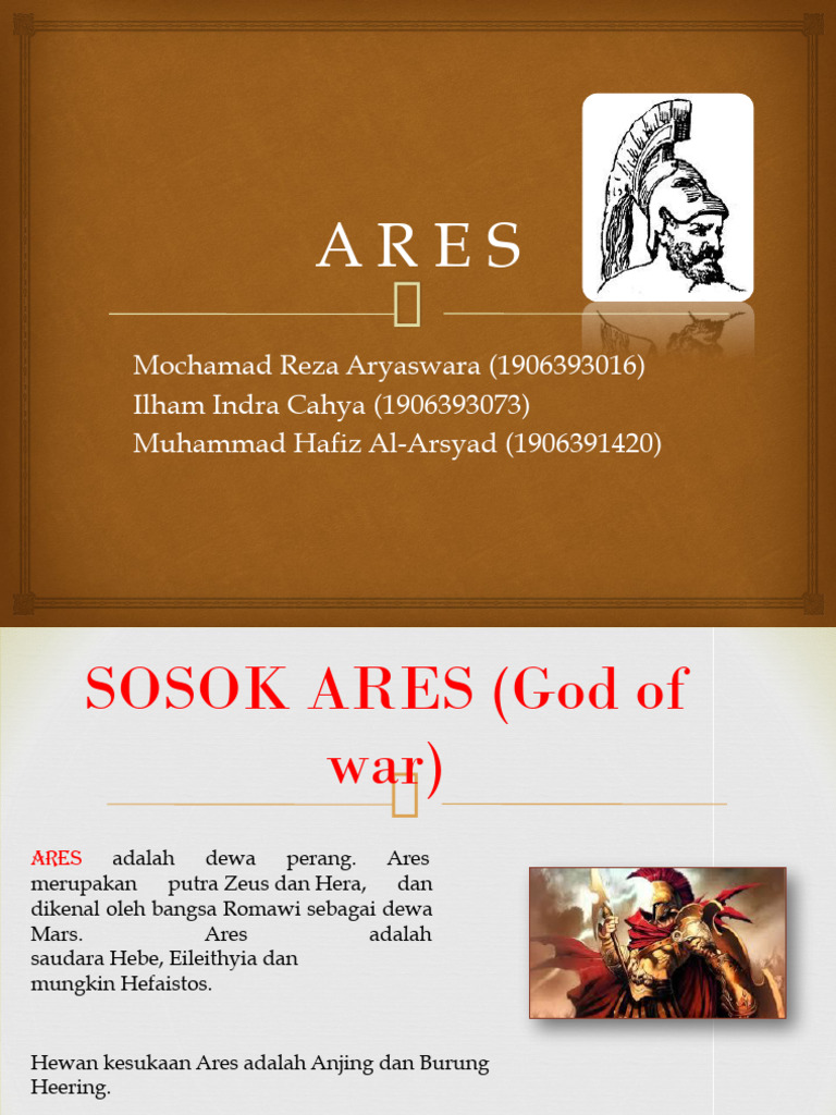 Ares: Dewa Perang dalam Mitologi | PDF