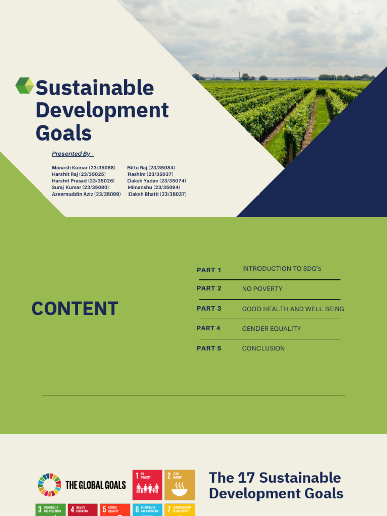 SDG Project | PDF | Economies