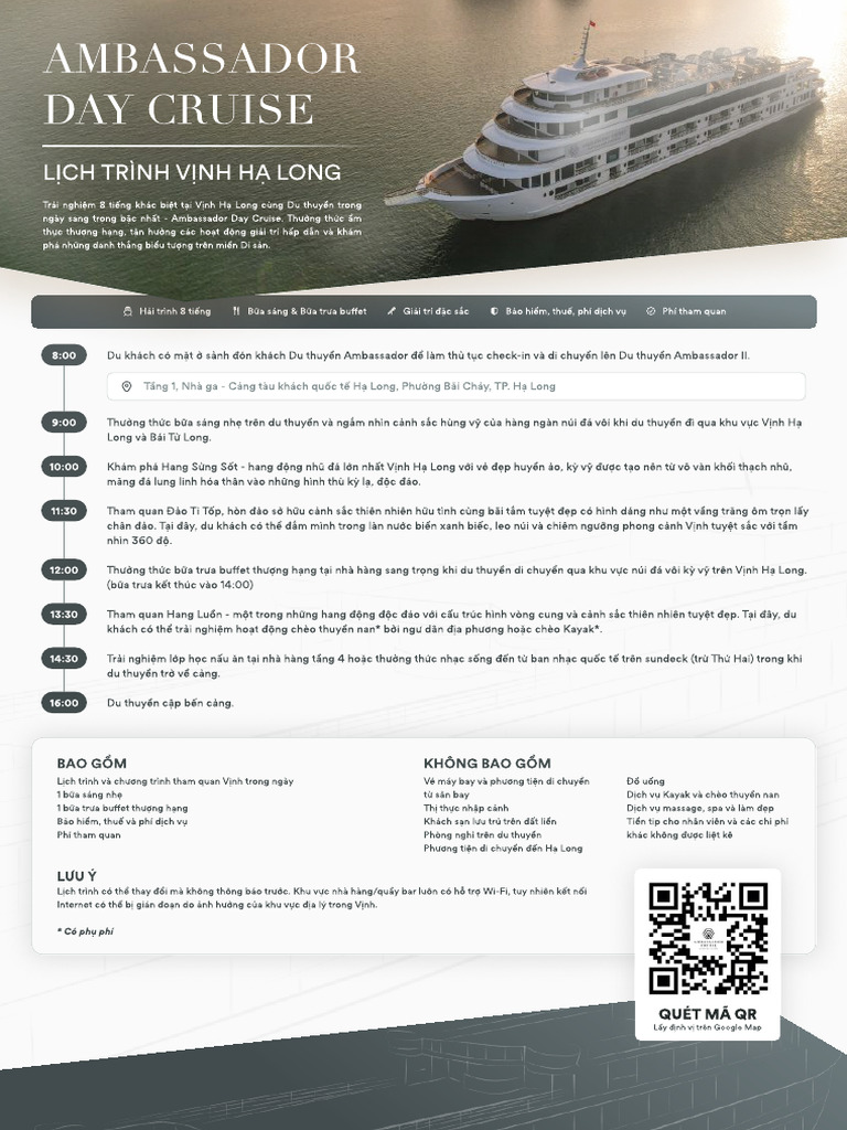 Ambassador-Day-Cruise-Itinerary | PDF